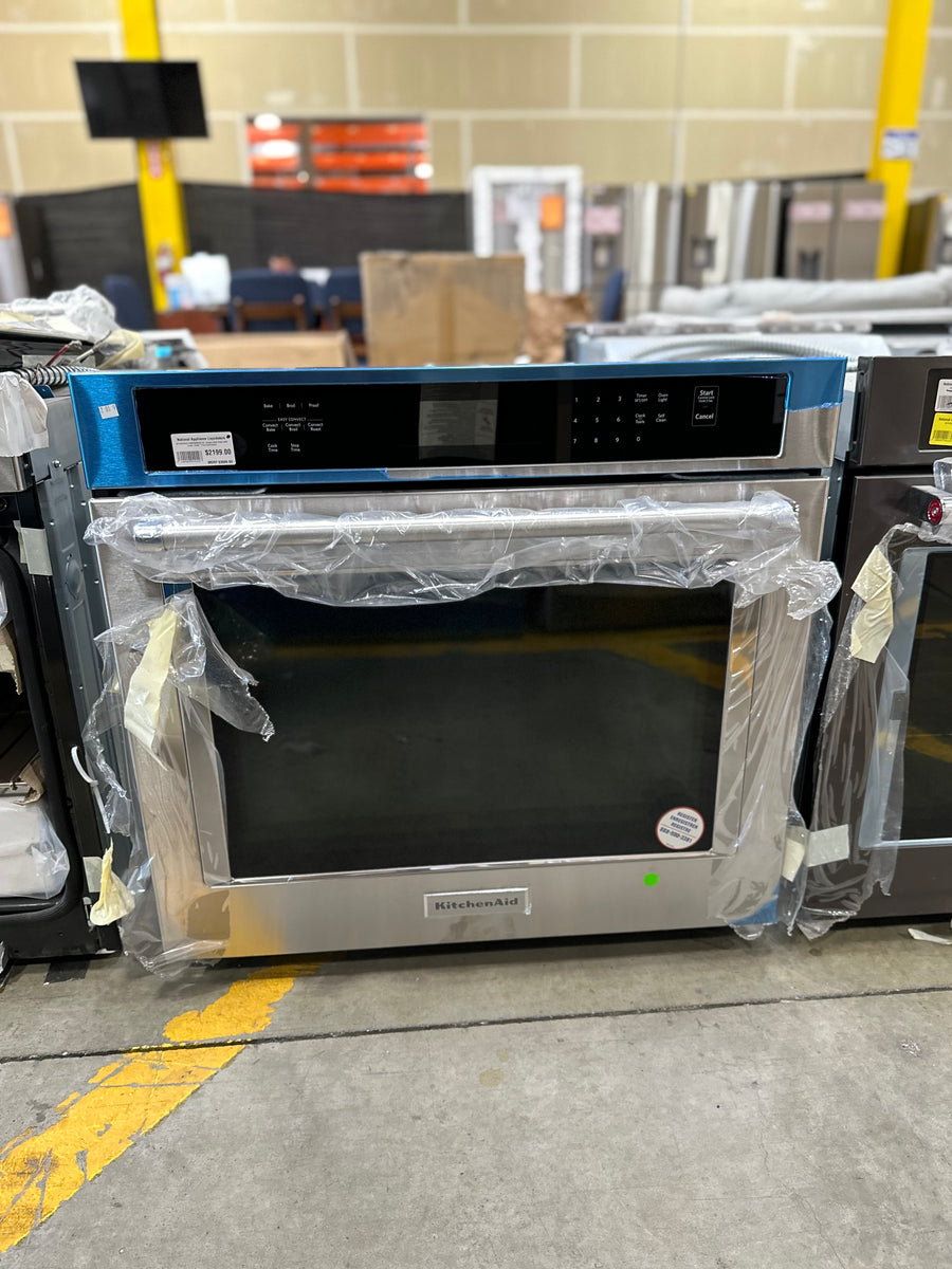 KITCHENAID KOSE500ESS 30" Single Wall Oven with Even-Heat™ True Convec ...