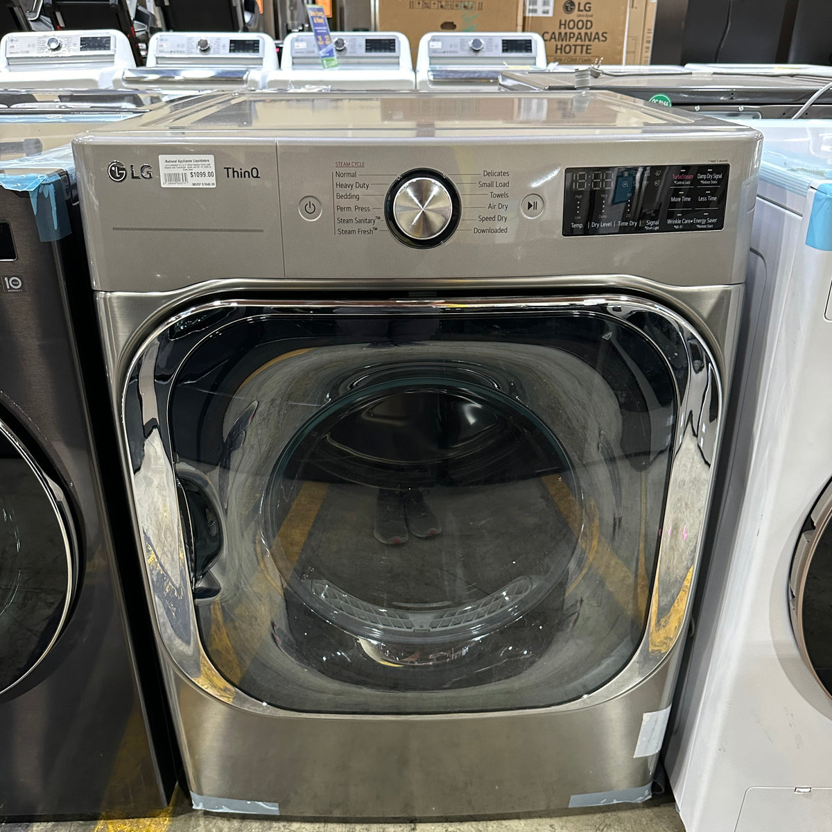 LG DLEX8980V 9.0 cu. ft. Mega Capacity Smart Electric Dryer – National ...